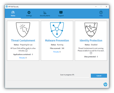 How to install HP Wolf Pro Security